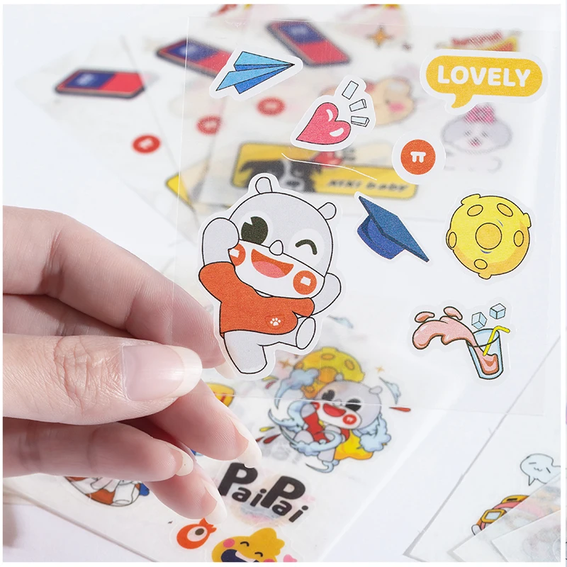 Kiss Cut Stickers Custom Vinyl Sticker Sheet Waterproof Transparent ...