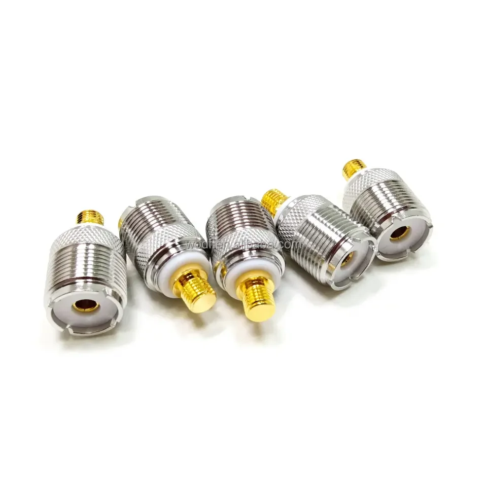 Coaxial Antenna Connector Adapter UHF Female M Type for Motorola GP328 ...