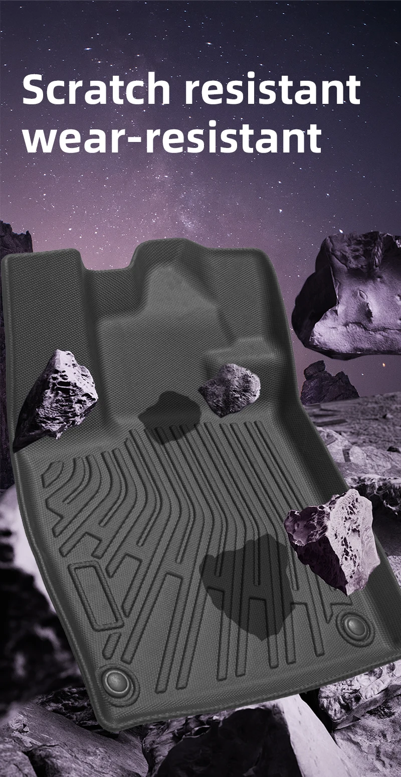 Floor Mats for BYD Shark 2025 2024 TPE Mats All Weather Floor Liners ...