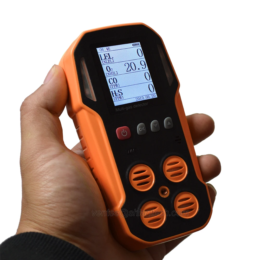 Portable Multi Gas Detector For Confined Space Entry,China Gas Detector ...