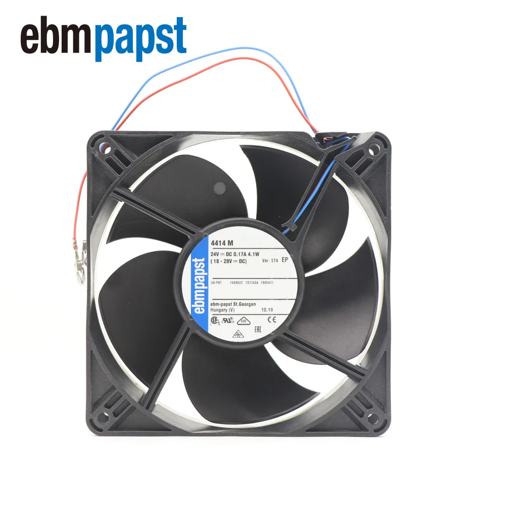 Ebmpapst 4414m 119x119x 38mm 24v Dc 12cm 184m3/h 3300rpm Chassis ...