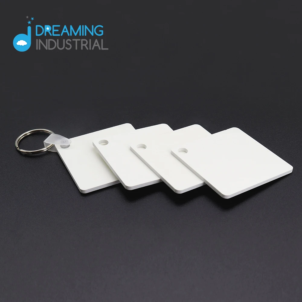 Blank Sublimation Frp Plastic Keychain Sublimation Hpp Hardboard ...