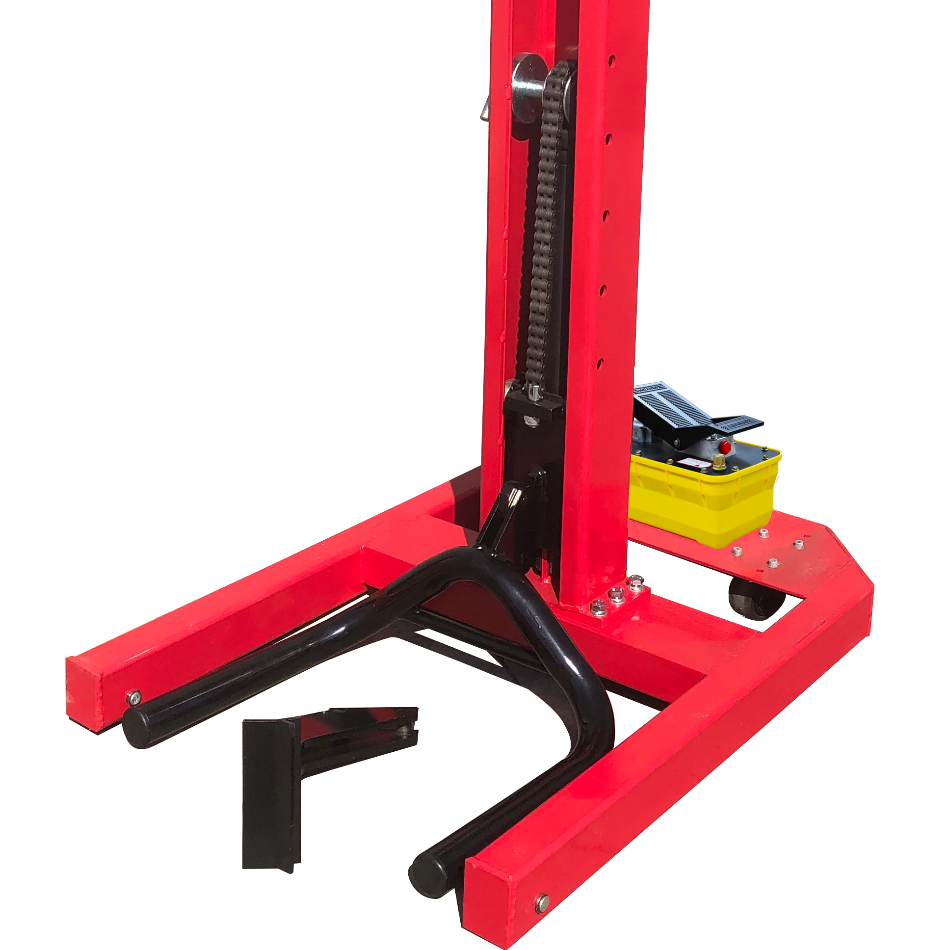 Portable Hydraulic Air/Hydraulic Car Lift Single Post Auto Lift ...