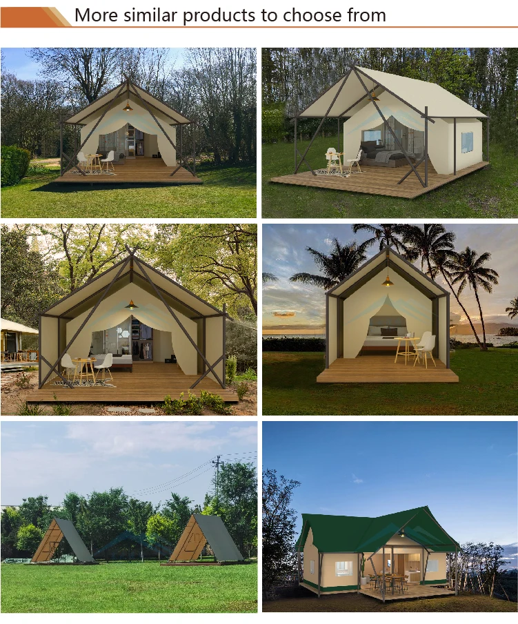Top Sell Single Room Hard Wall Tent - Safari Glamping Tent