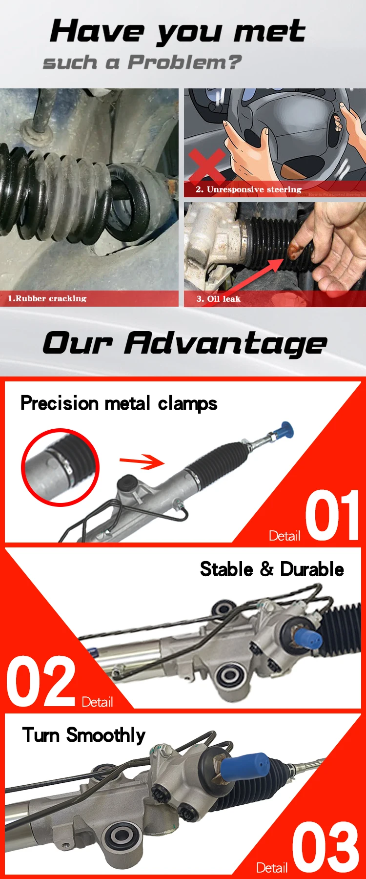 Steering Rack Manufactory Hydraulic Power 8-97946132-0 For Isuzu Dmax 3 ...