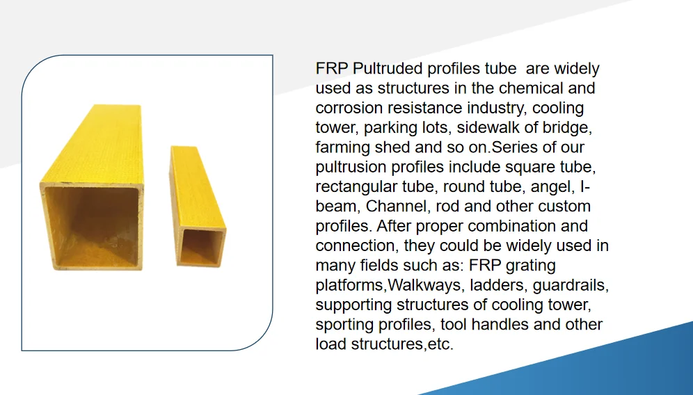 Square Tube Profile,Frp Square Tube,Pultruded Frp Profiles Square Tube ...
