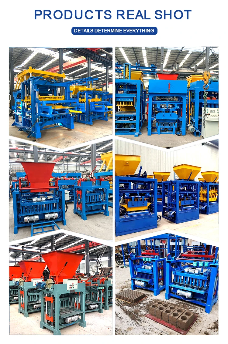 4-40 Manual Type Hollow And Pavement Brick Block Making Machine ...