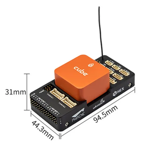 Hex Pixhawk Cube Orange Standard Flight Control Set & Here 3 Gps Gnss ...