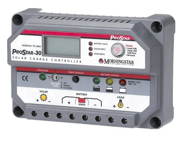 Morningstar Prostar-30 PV Solar Charge Controllers 30A 12V 24V