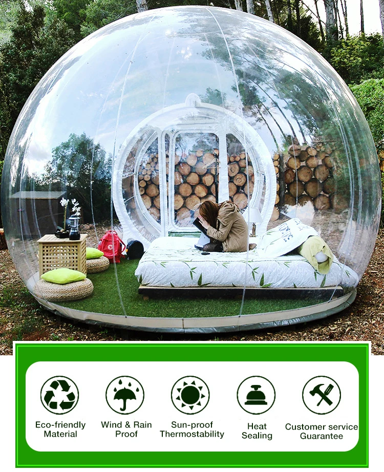 5M PVC Inflatable Bubble Tent - Perfect for Events & Glamping