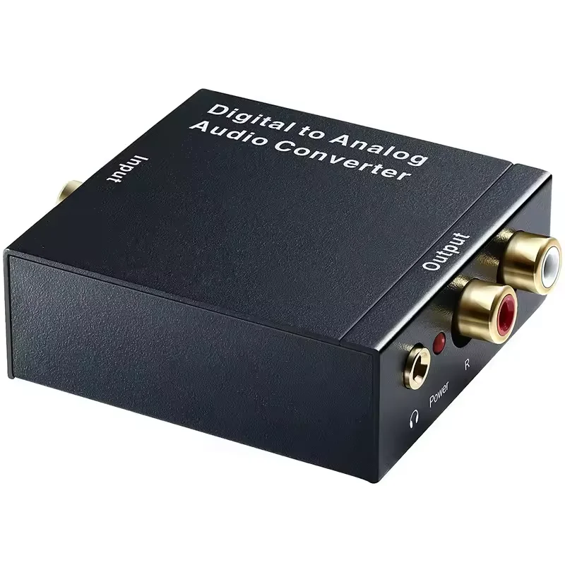 SY Optical Coaxial Audio Converter Optic Fiber Digital to Analog Audio ...