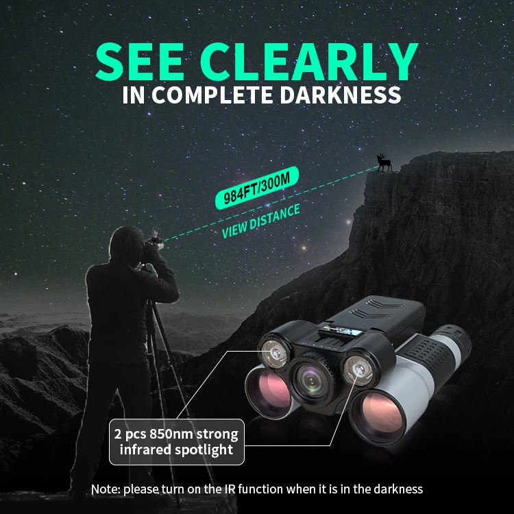 New Day and Night Hunting Infrared Night Vision Binoculars