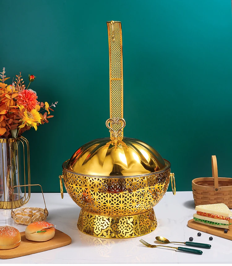 Luxury Gold Chafing Dish Buffet Set - Food Warmer Equipment