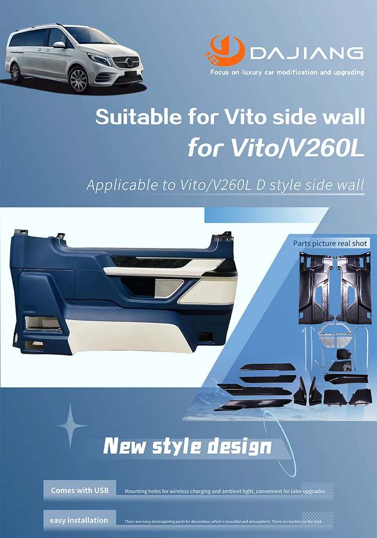 Factory Price Car Interior Accessories ABS USB Charge Car Side Wall for ...