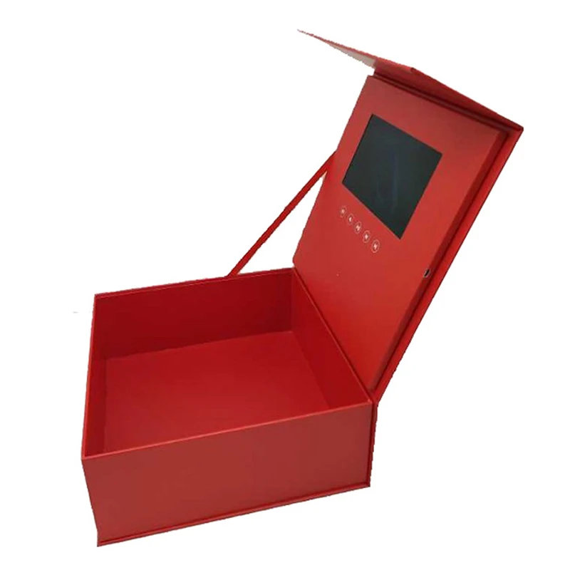 Luxury Video Flower Box with LCD Screen - Custom Prints