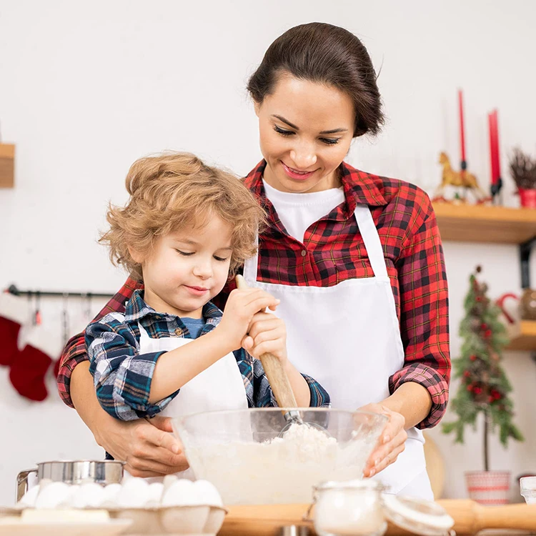 304 Stainless Steel Flour Mixing Stirrer Oak Handle Baking Tool Bread ...