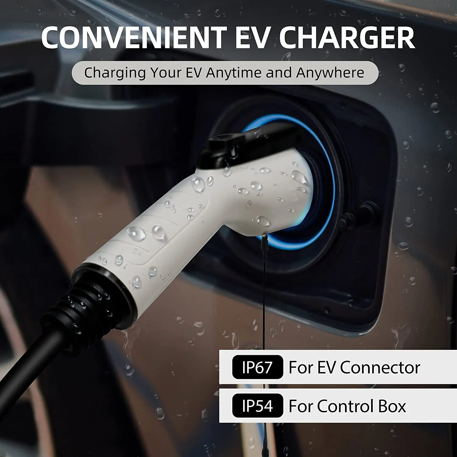 16A 32A Mode Level 2 AC Ev Charger 7KW 11KW Portable Charger