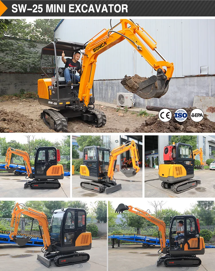 Sonca 1ton Full Hydraulic Excavator - Mini Digging Machine