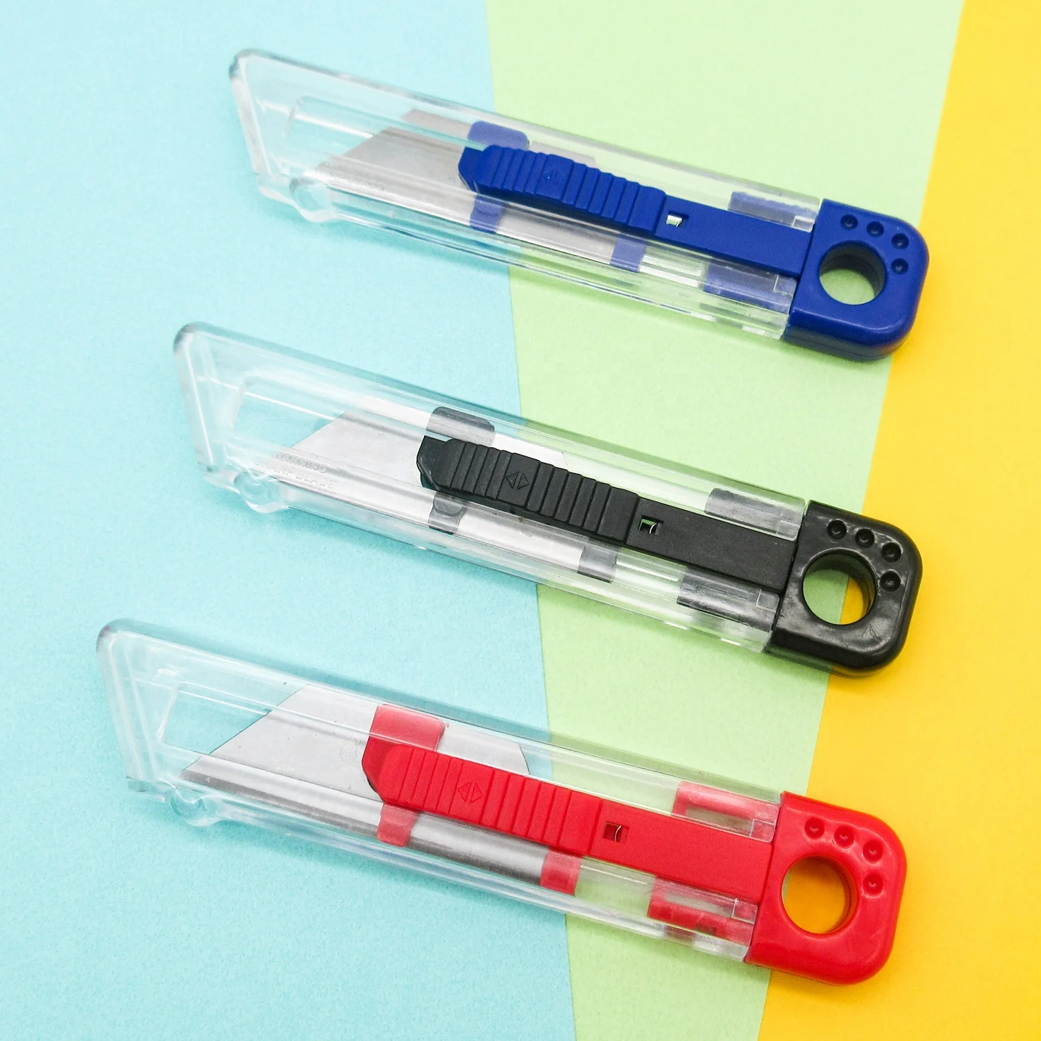 Self-retracting Retractable Utility Box Cutter Safety Cutter And Blade ...