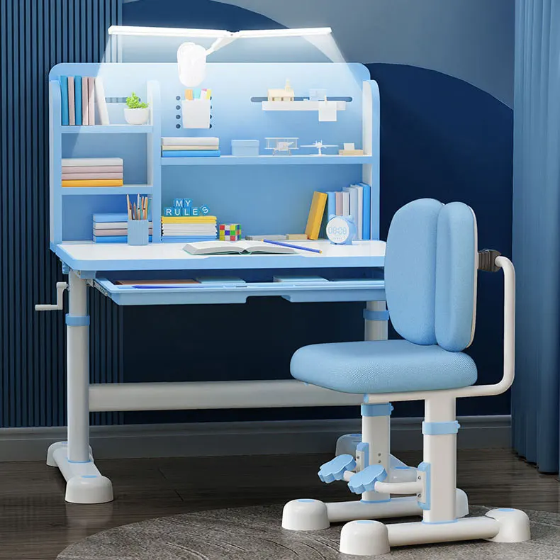 Adjustable Height Primary School Student Writing Homework Study Desk ...