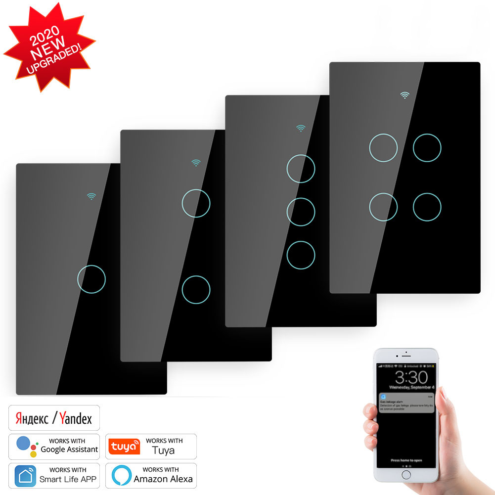 Smart Zigbee Wall Touch Light Switch - Home Automation