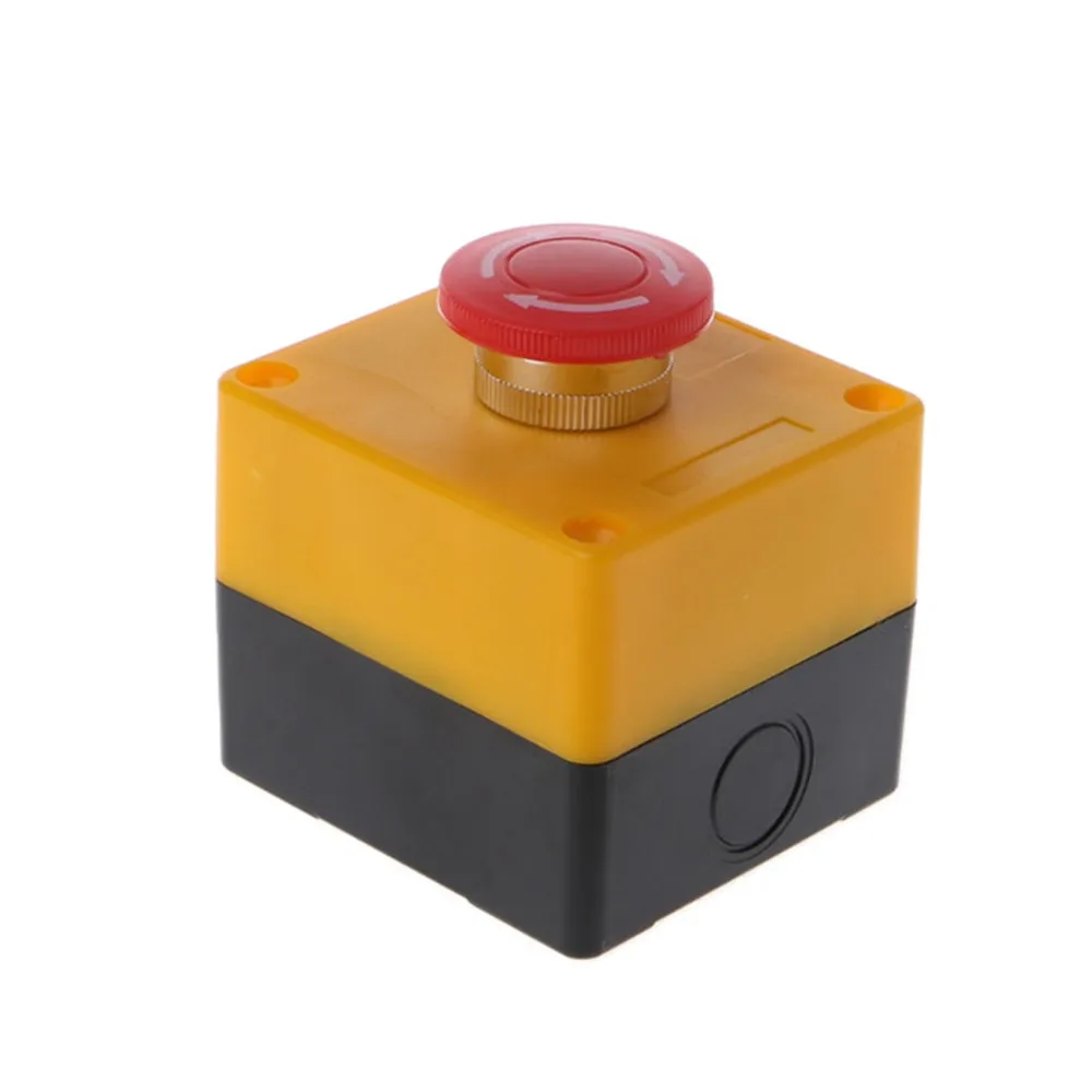 Mushroom E-stop Emergency Stop Push Button Switch Box Py-b01 - Buy ...