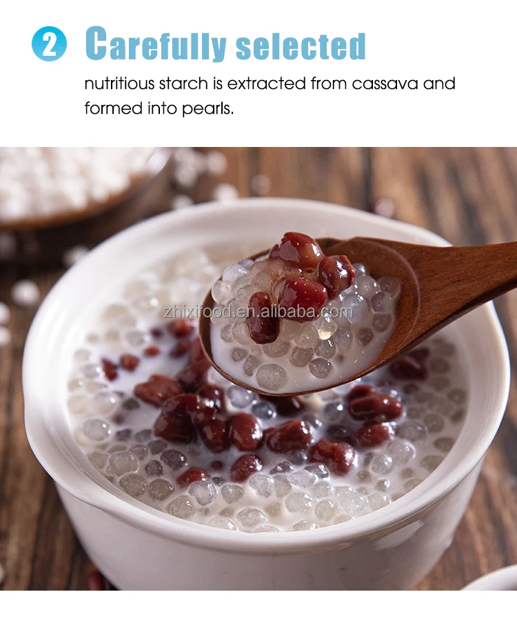 0.5kg White Sago Seeds Thailand For Bubble Tea Or Dessert - Buy Sago ...