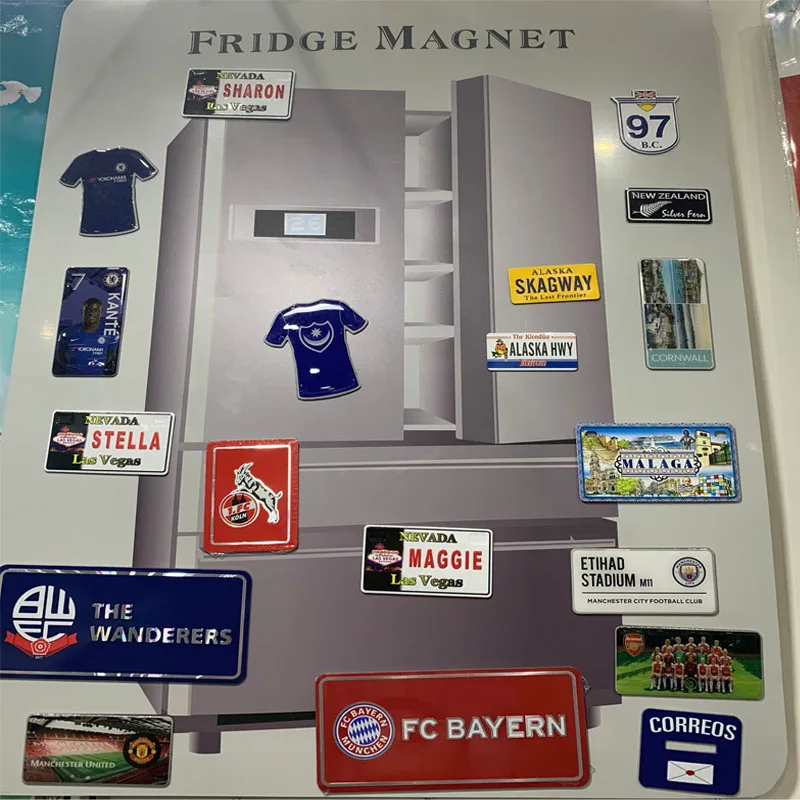 Custom Magnetic Paper Stickers Cut Die Freezer Refrigerator Magnet ...