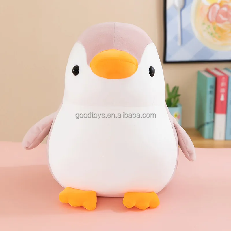 Cute Fat Plushies Zoo Animal Soft Toys Kids Gifts Blue Pink Black ...