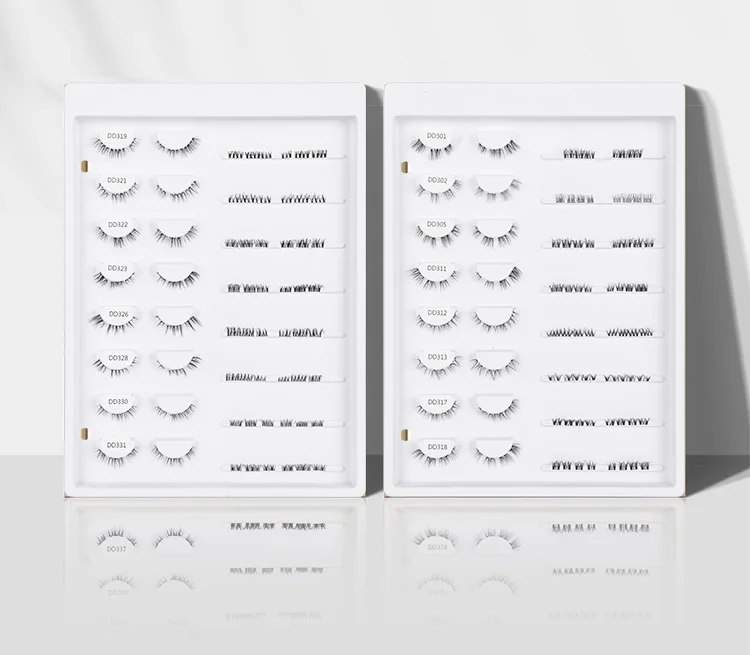 Self Grafting Pre Mapped Diy Lashes Wholesale Cluster Lash Kit Private ...