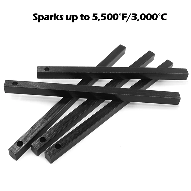 Baiyuheng Fire Starter Ferro Rod Magnesium Rod Ferrocerium Flint Glow ...