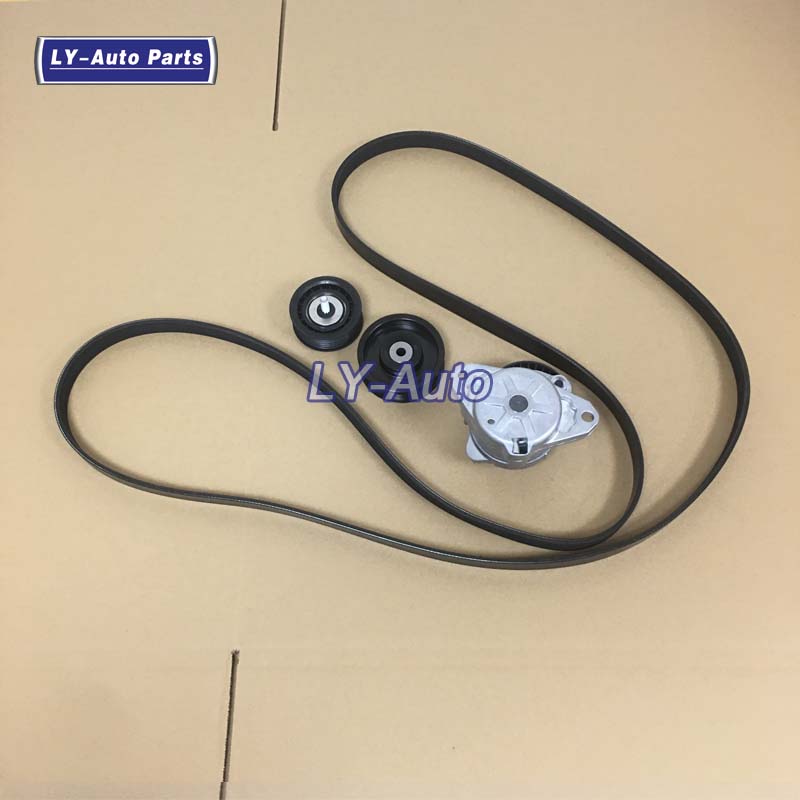 Engine Gates Drive Belt Tensioner Idler Pulley Kit For Mercedes-benz ...