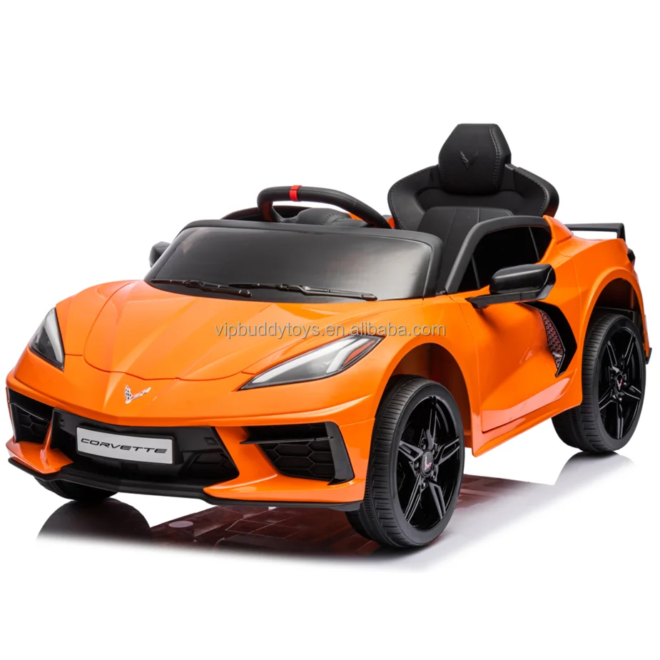 Vip Buddy Licensed Corvettes C8 Baby Ride On Child Electric Battery ...