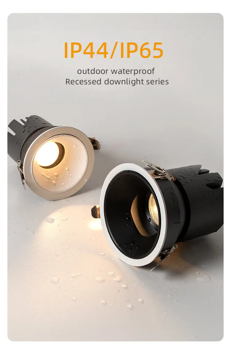 Aisilan IP44 IP65 DALI Dimmer 7w LED Downlights for Hotels