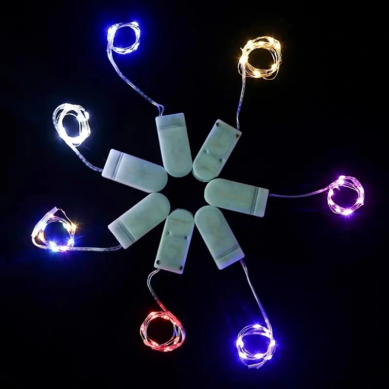Christmas Button Led Light String Small Lights Indoor Christmas Tree ...