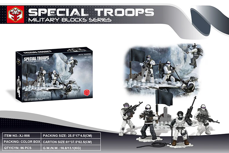 Multiple Styles Military Action Figures - Special Forces Toys