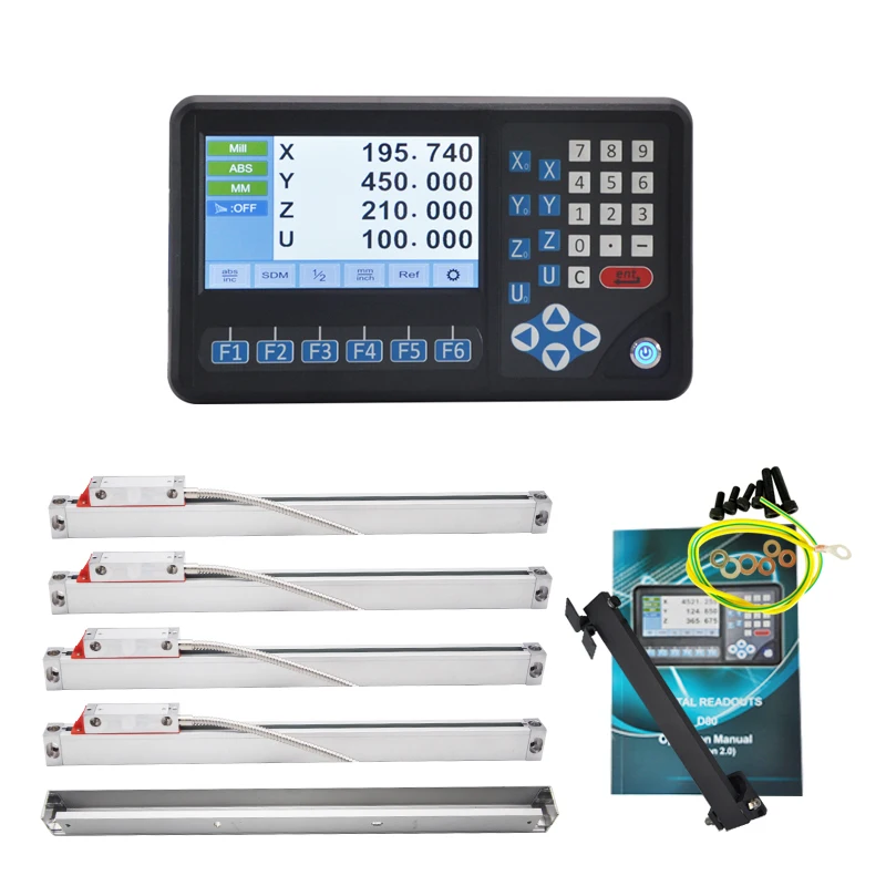 Magnetic Scale / Magnetic Encoder & Digital Readout For Manual Lathe ...