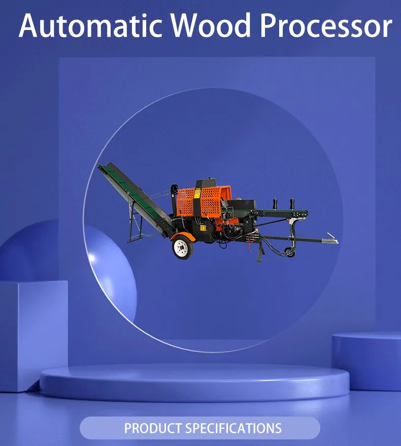 Automatic Saw Firewood Processor / Log Splitter With Saw And Splitting ...