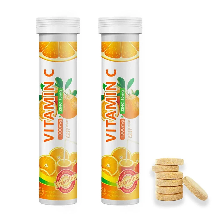 OEM Service 1000mg Effervescent Tablet Tube Packing Vitamin C ...