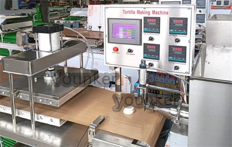 Commercial Corn Multigrain Flat Tortilla Bread Roti Press Chips for ...