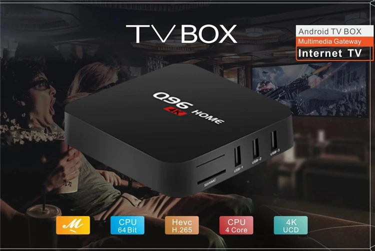 Q96家用智能安卓10.1电视盒摇滚芯片3329 Wifi2.4 Ghz四核高清处理器机顶盒 - Buy 廉价iptv机顶盒,机顶盒,Q96家电视盒 Product on Alibaba.com