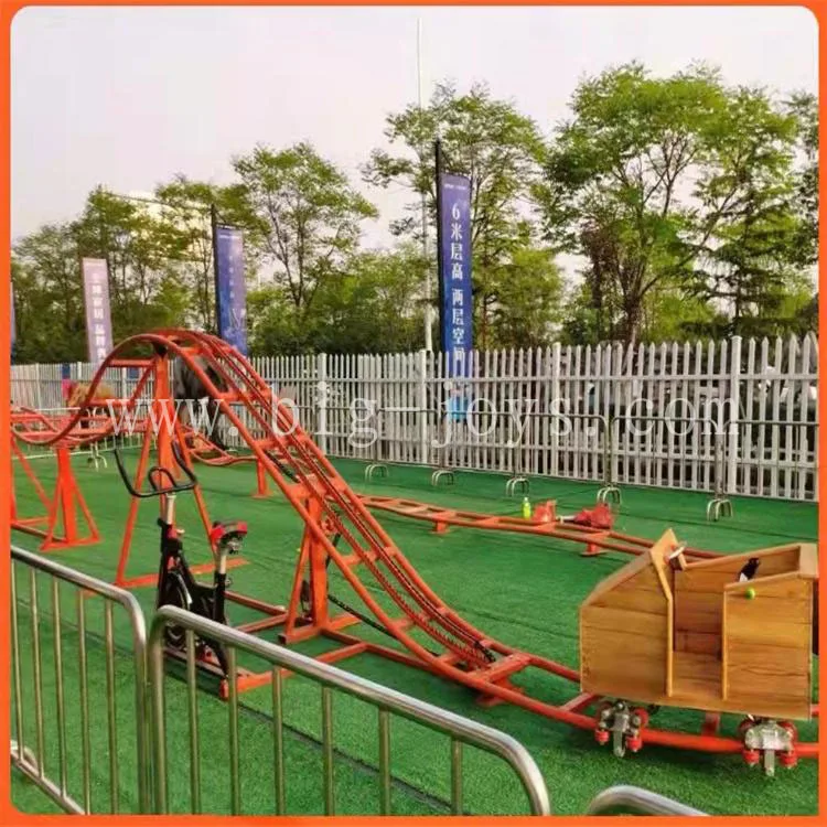 Human-Powered Roller Coaster Rides Outdoor Amusement Park Stimulating ...