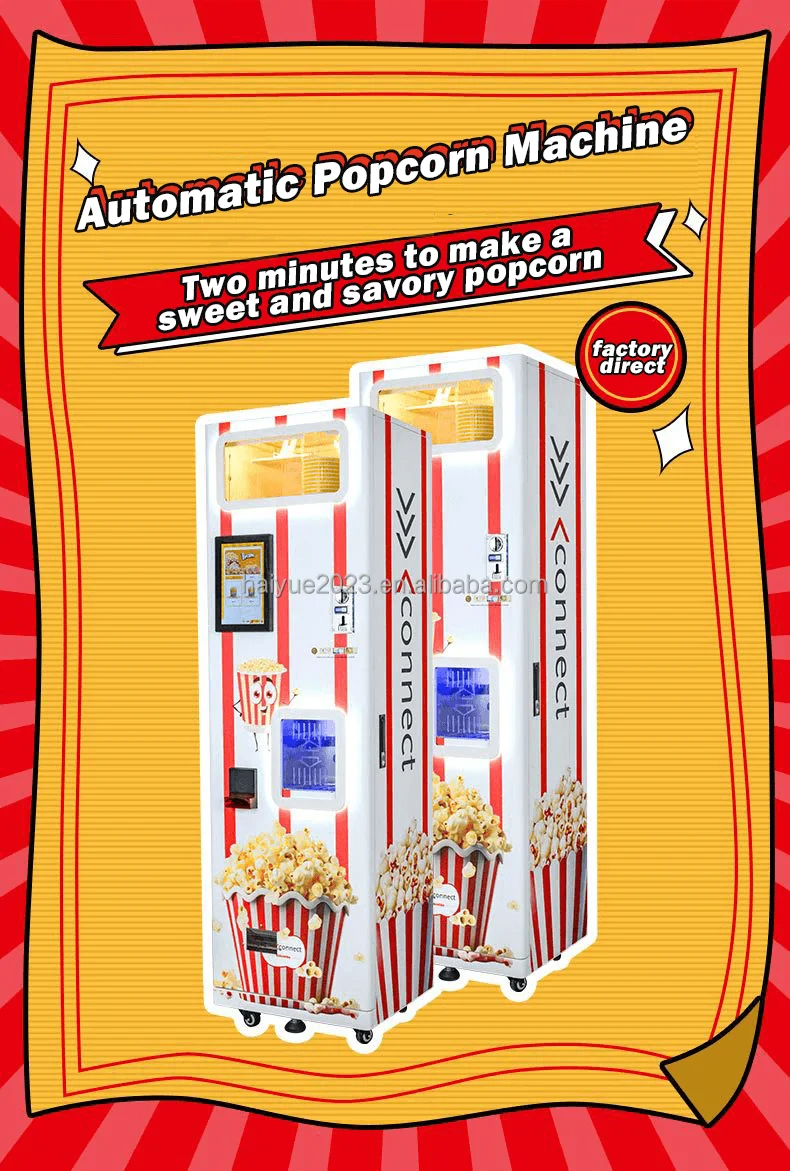 Latest Fully Automated Smart Popcorn Vending Machines With Touch Screen ...