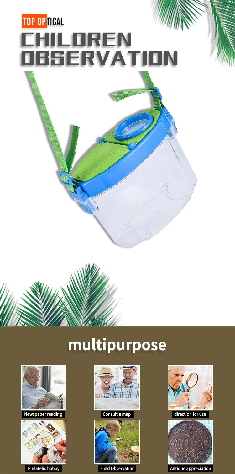 Wholesale Handheld Insect Observation Box Kids Magnifying Glass For ...