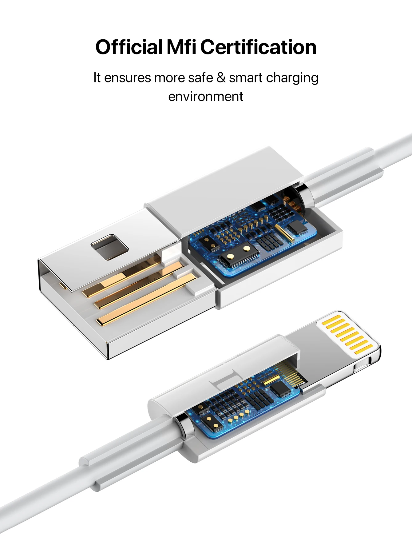 D8 Usb A To Lightning Data Line 2.4a Fast Charging Qc Fast Charging ...