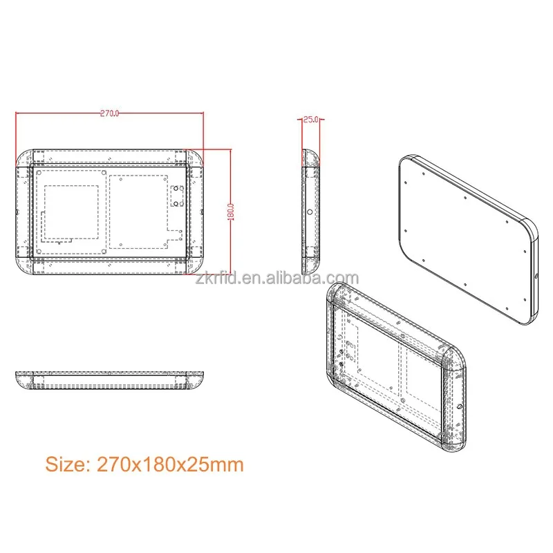 Mini USB Desktop RFID Card Reader/Writer, Impinj E710 RFID Module 2 ...