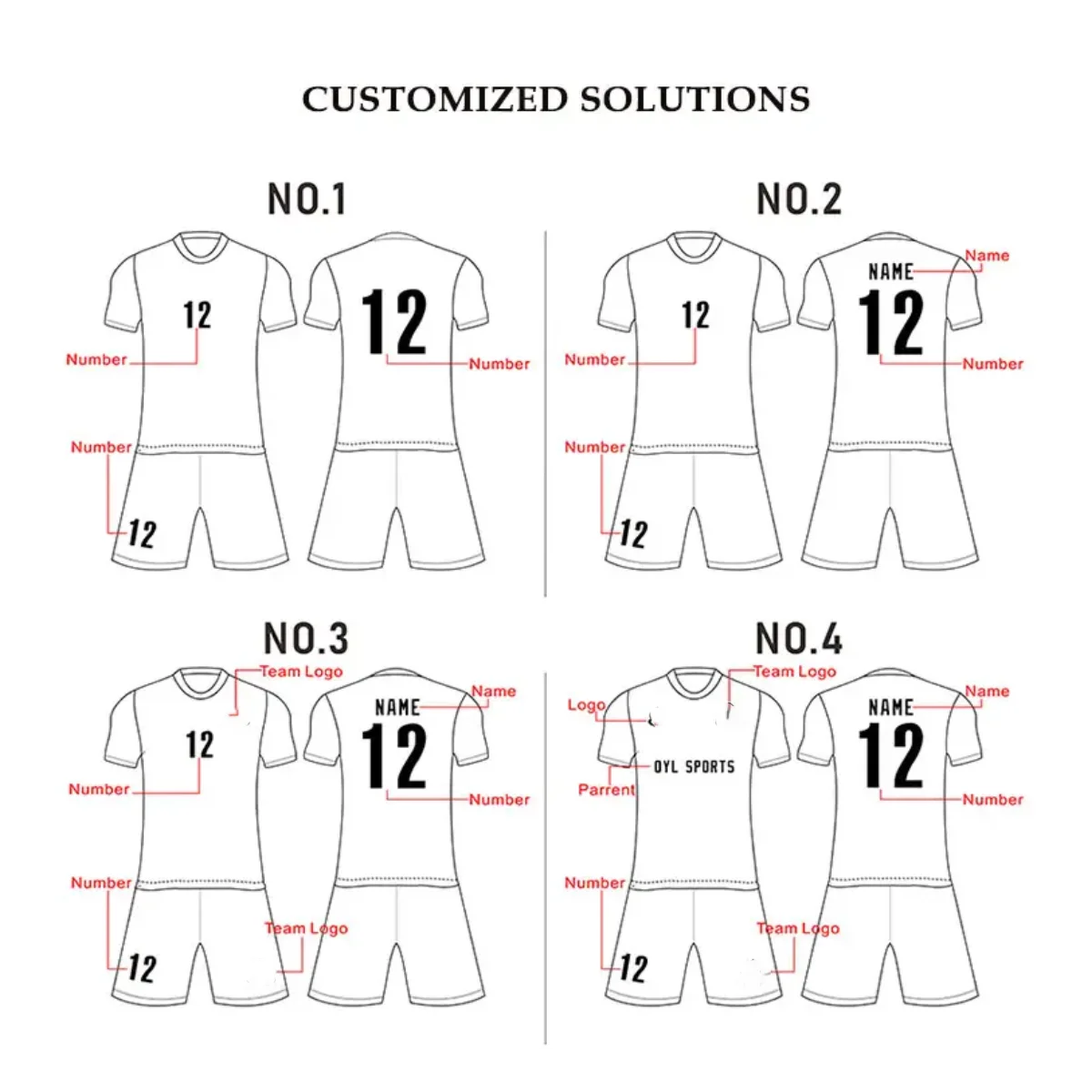 Custom Logo Soccer Uniform Sublimation Football Jersey Soccer Training ...
