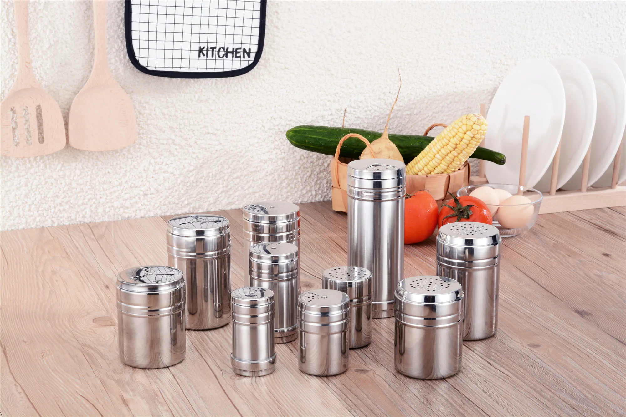 Multi Spice Box Jar Container Set for Spices Container Kitchen Spice ...