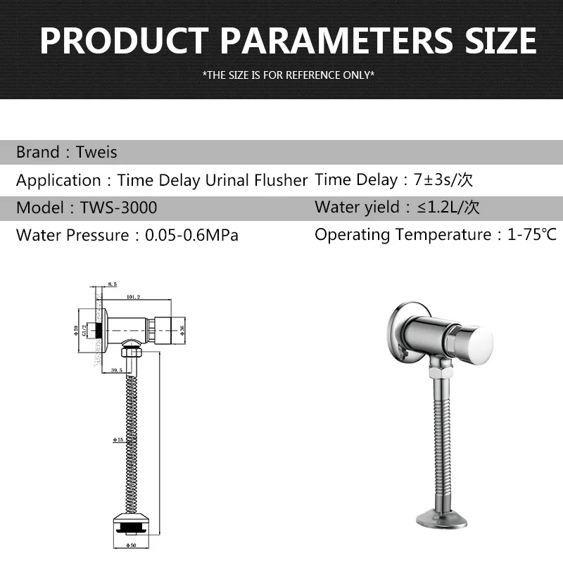 Standing Urinals Time Delay Toilet Urinal Flush Valve - Buy Time Delay ...