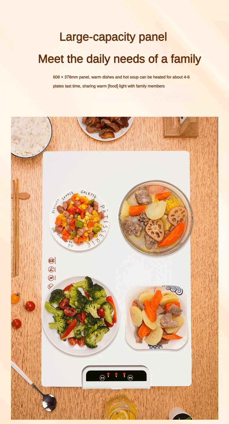 Smart Kitchen Warmer - Large Capacity Foldable Hot Dish Mat